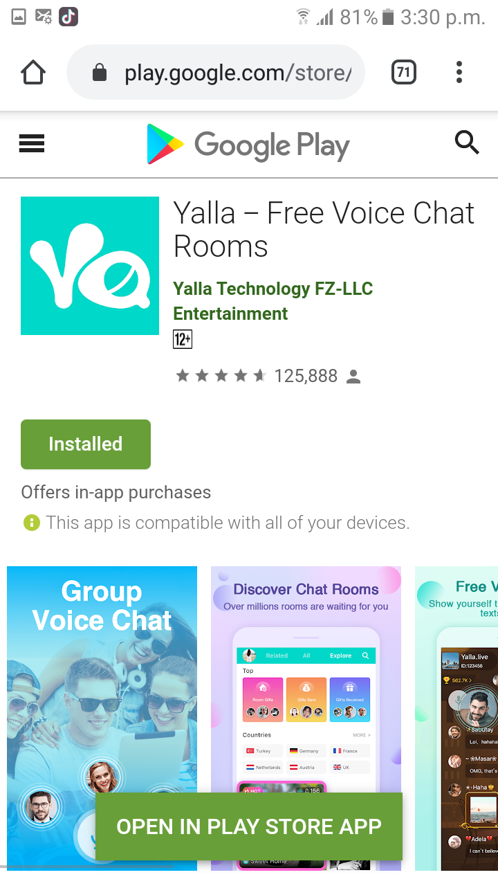 New app yalla-Free voice chat room
