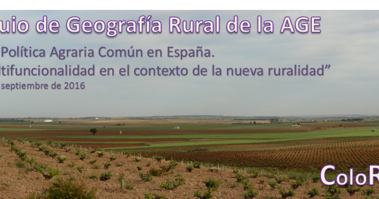 Eventos de Geografia: XVIII Coloquio de Geografía Rural (XVIII Colóquio ...