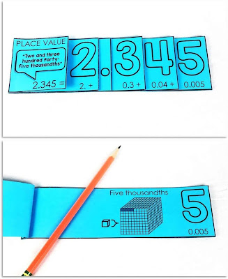 Scaffolded Math and Science: 7 Math Interactive Notebook Foldables