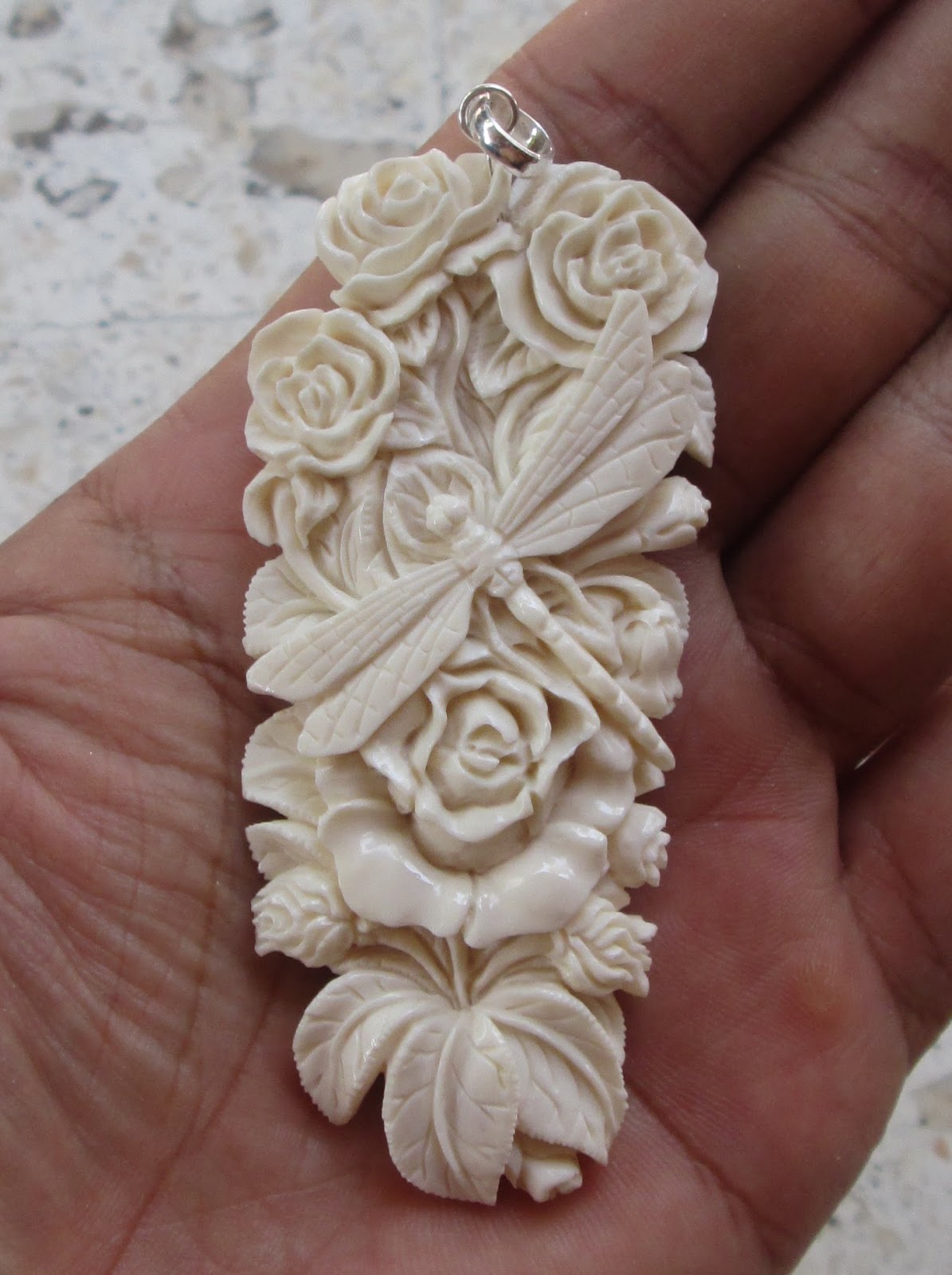 Carved Bone Pendants : This is Really Beautiful Model - Bone Pendants ...