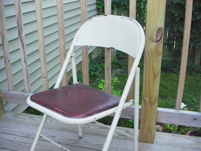 A Few Pennies: Vintage Metal Folding Chairs