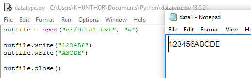 Python: String