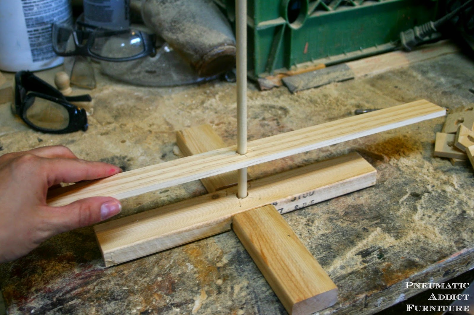 DIY Wood Slat Christmas Tree | Pneumatic Addict