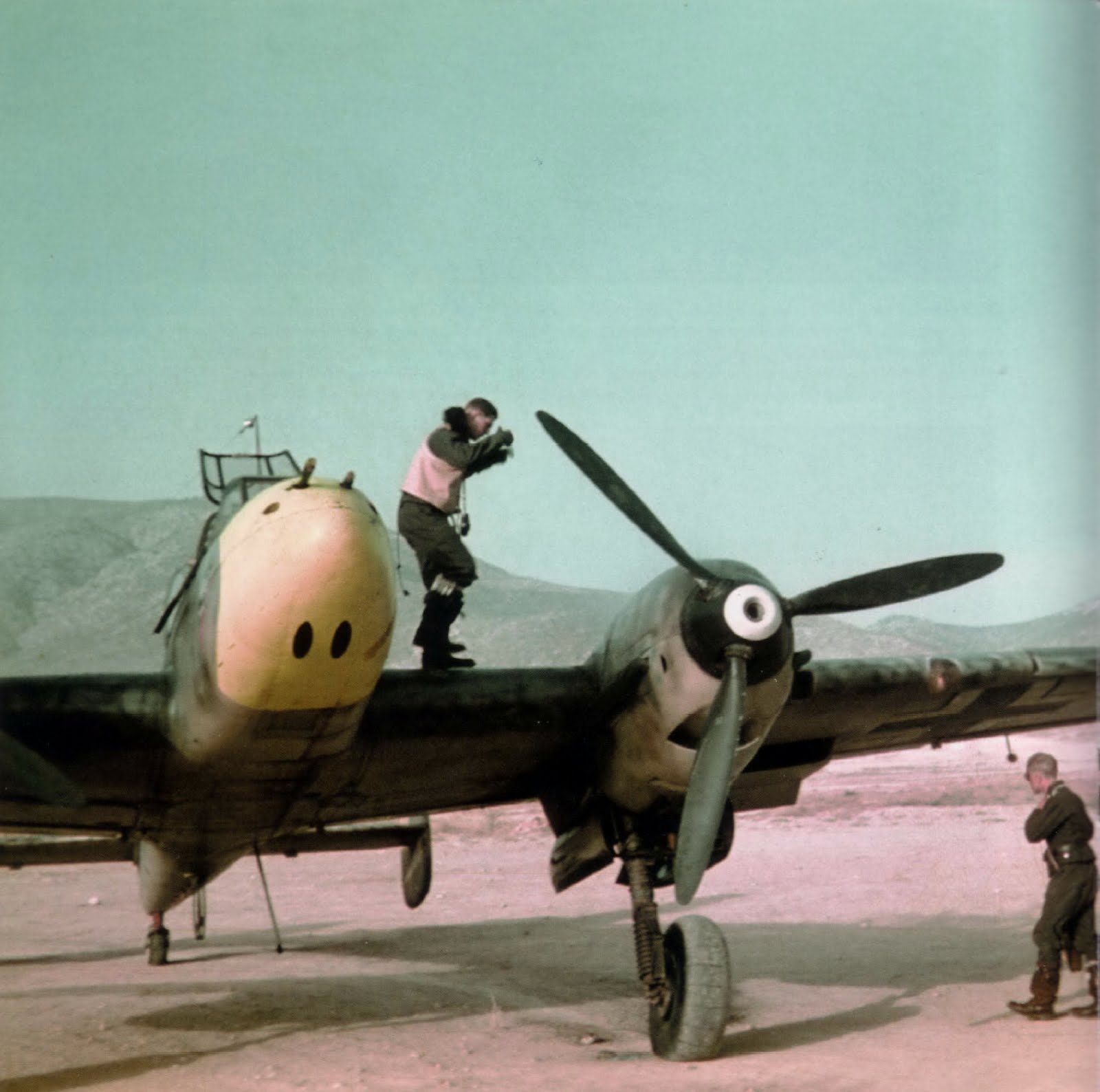 Third Reich Color Pictures: Messerschmitt Bf 110