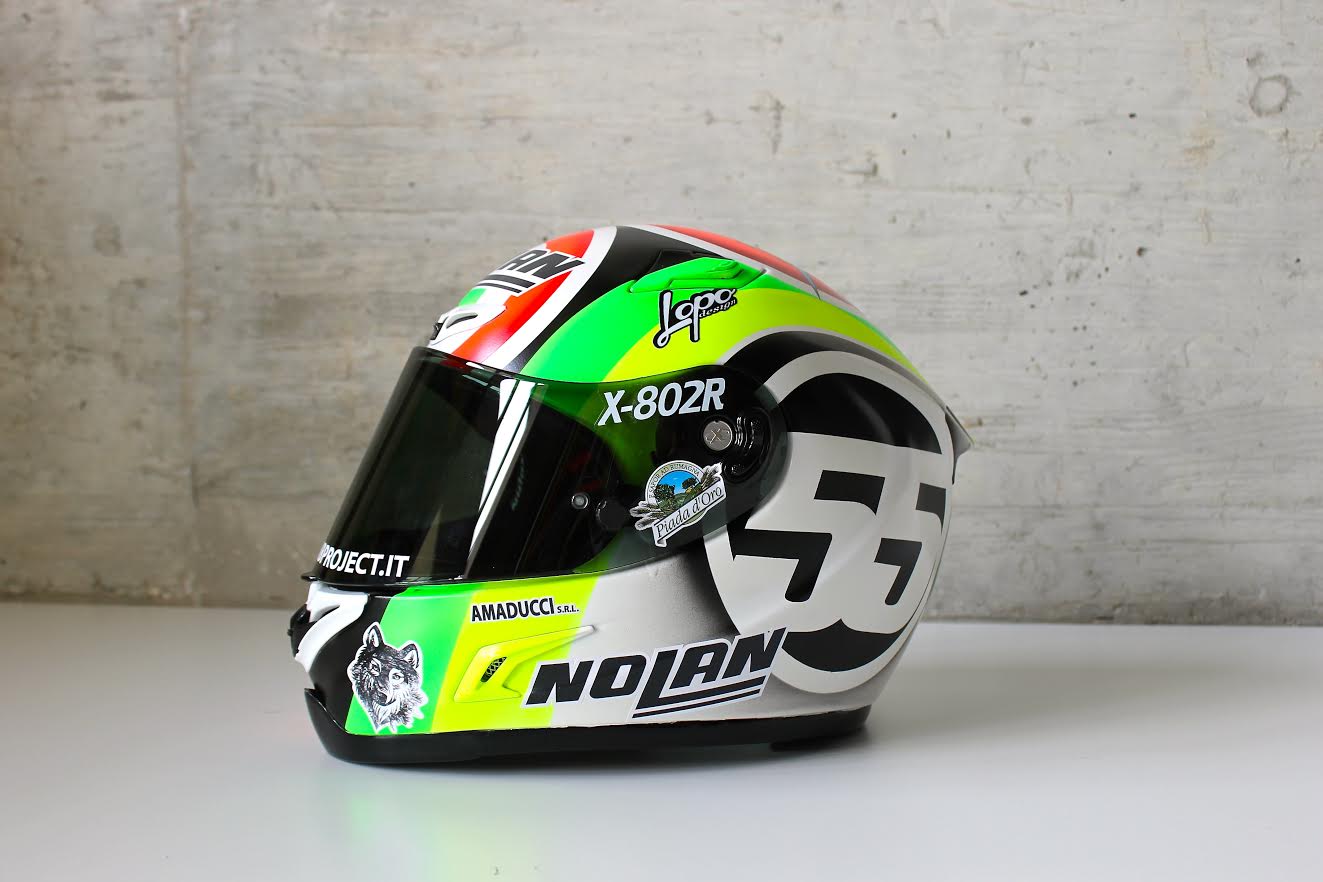 Racing Helmets Garage: Nolan X-802R M.Roccoli CIV Mugello 2015 by ...