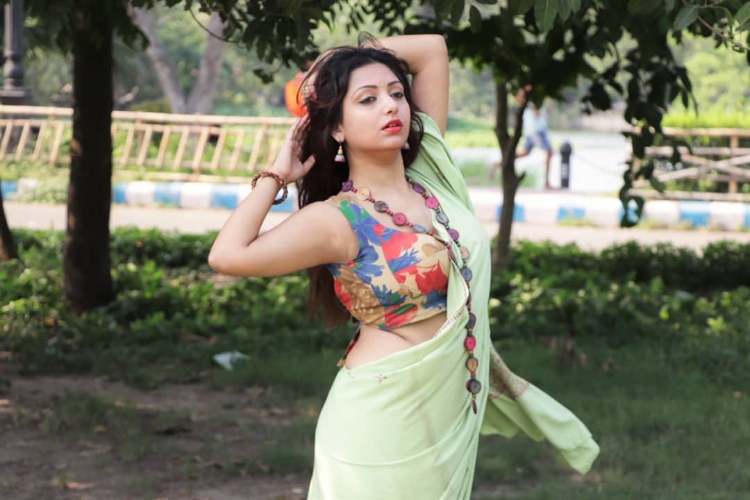 [50+] Rupsa Saha Chowdhury Hot Saree Photoshoot - RitzyStar