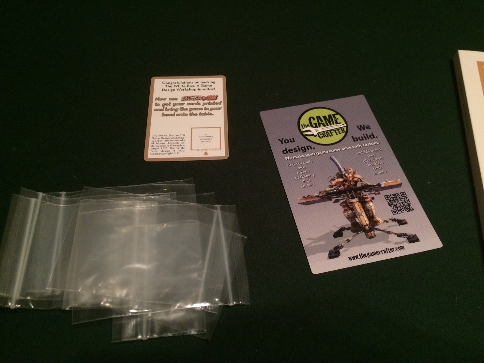The White Box: A Game Design Workshop in a Box - A Wargamers Needful Things