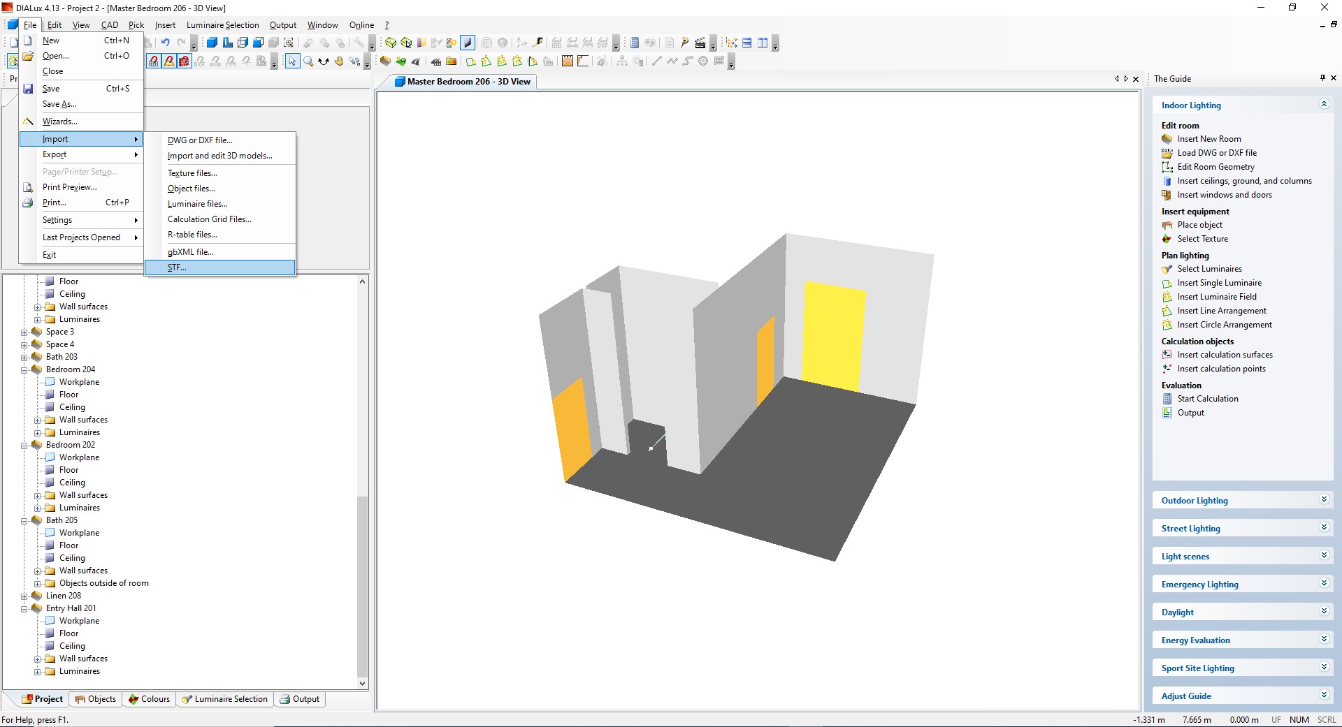 Revit Add-Ons: Luminaire Hub - Dialux Tools