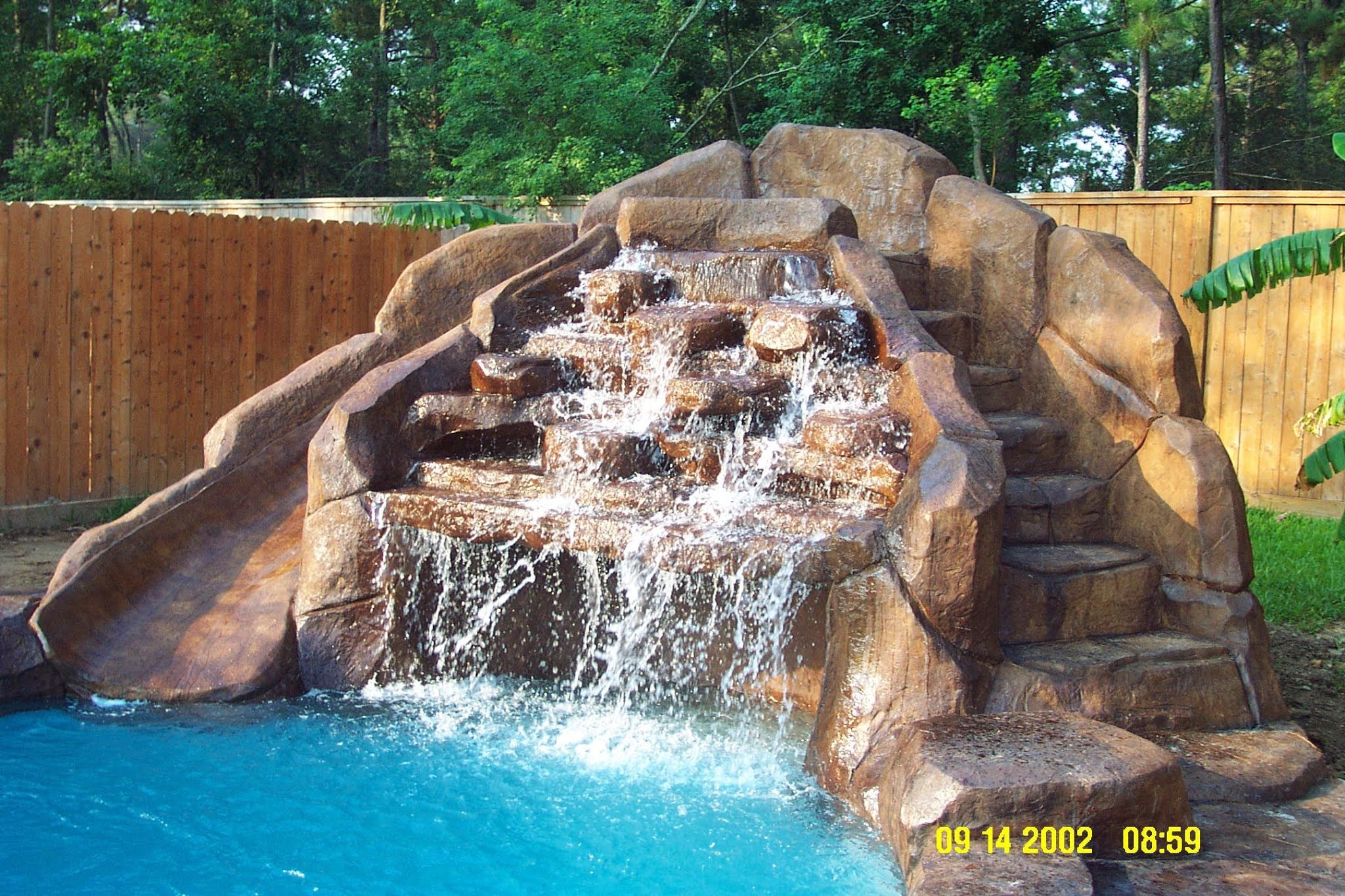 Pool Designs With Waterfalls And Slides | Bathroom Design