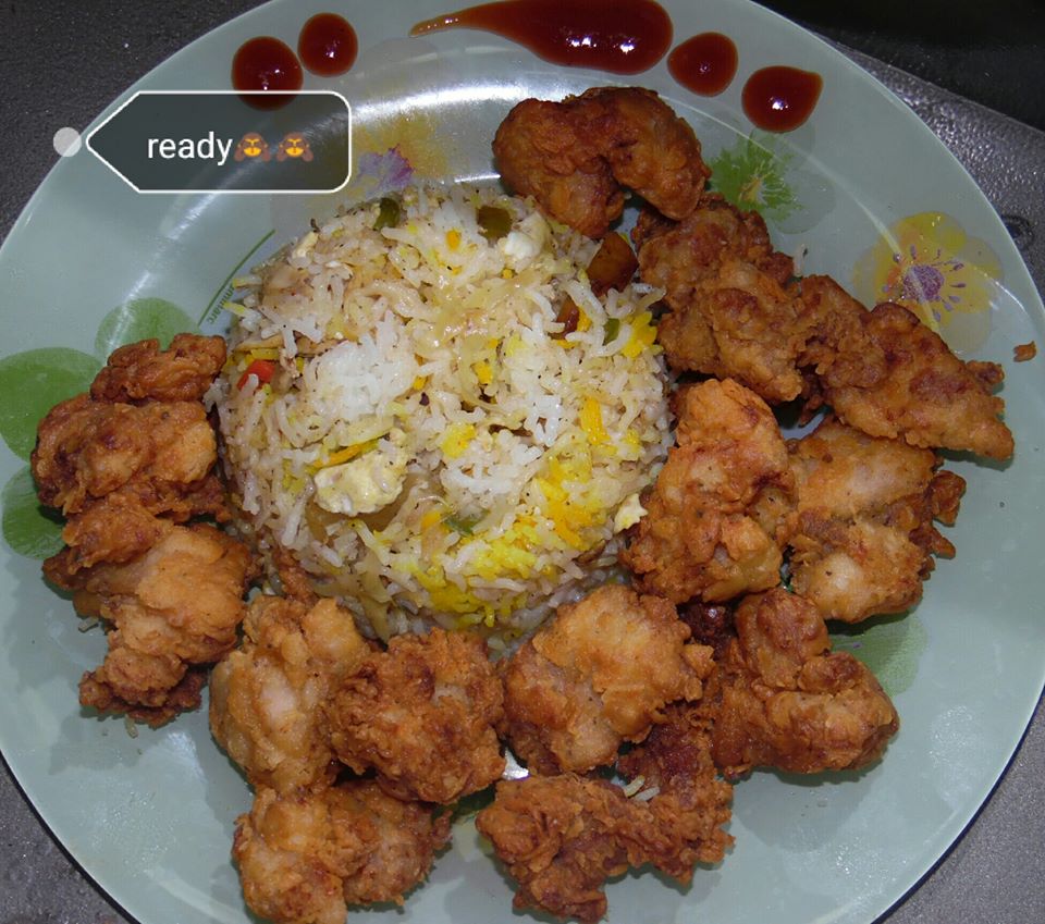 samar's Cooking adventures: Samar's chinese biryani & chicken spice