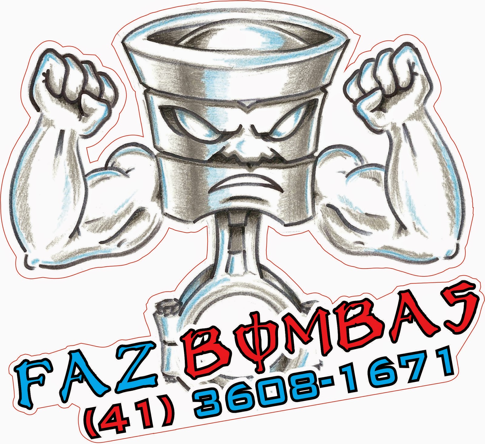 Faz Bombas Injetoras - Adesivos Personalizados