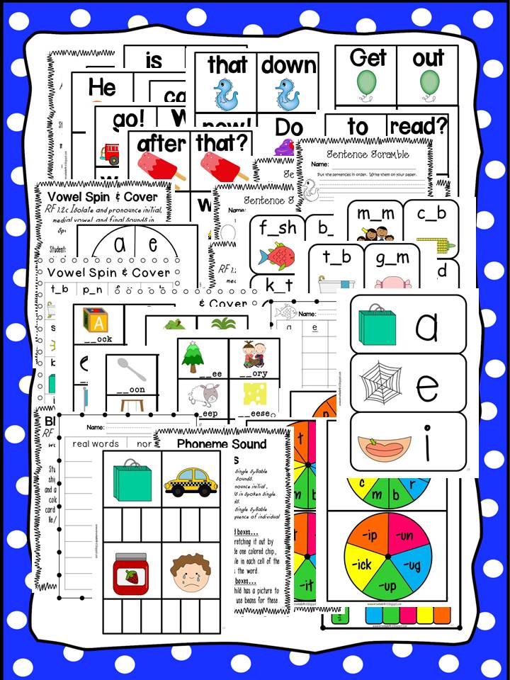 Mrs. Wheeler's First Grade Tidbits: Common Core Reading Foundational Skills