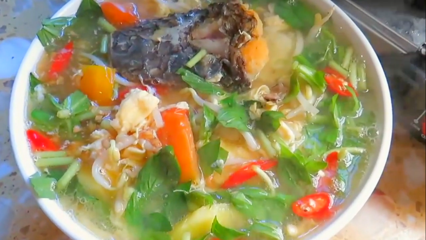 How To Cook សម្លរ ម្ជូរយួន Somlor Machu Yuon - Country Khmer Cooking Food