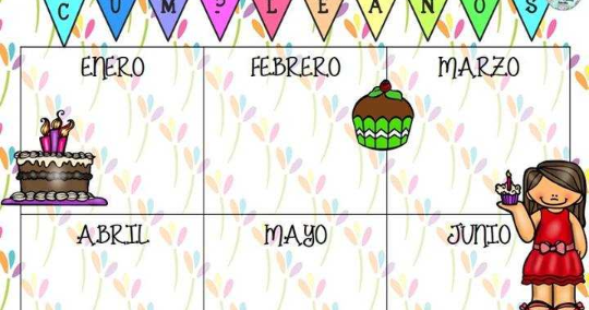 CALENDARIO PARA CUMPLEAÑOS - MILTON PAREDES CALVA-BLOG DIDACTICO