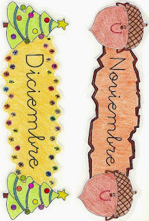 ESOS LOCOS BAJITOS DE INFANTIL: CARTELES MESES DEL AÑO