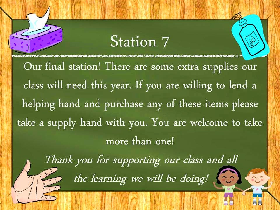 I Am What I Teach: Meet Your Teacher Stations