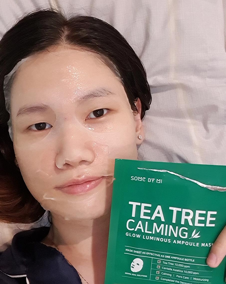 Some by Mi Tea Tree Calming Mask Review - fransiska wenda