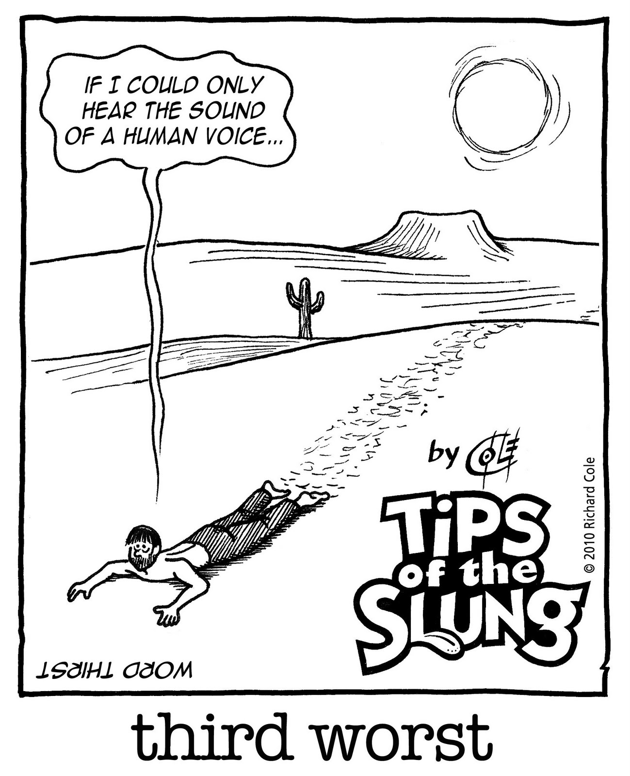 TIPS OF THE SLUNG: Spoonerism of the Day: Third Worst: Spoonerism of ...