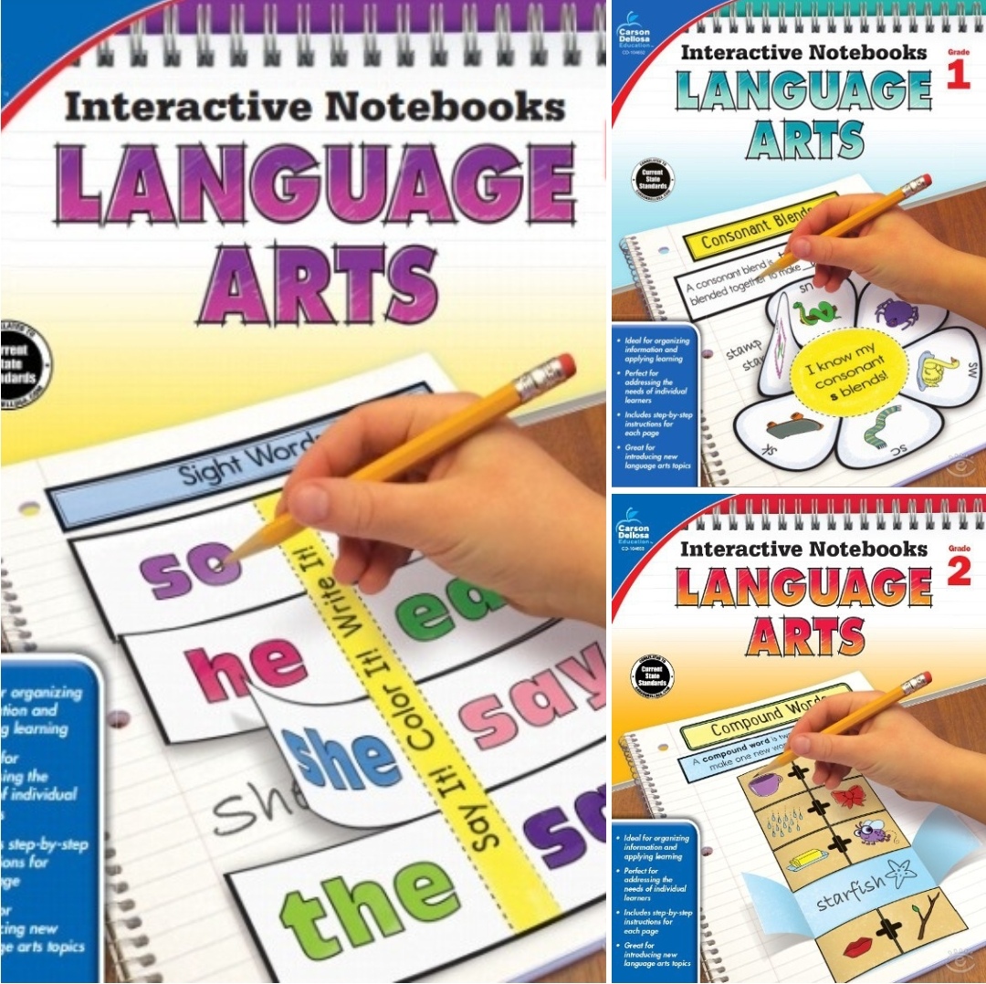 Notebooks Language Arts Grades K 1 2 notebooks-language-arts-grades-k-1-2