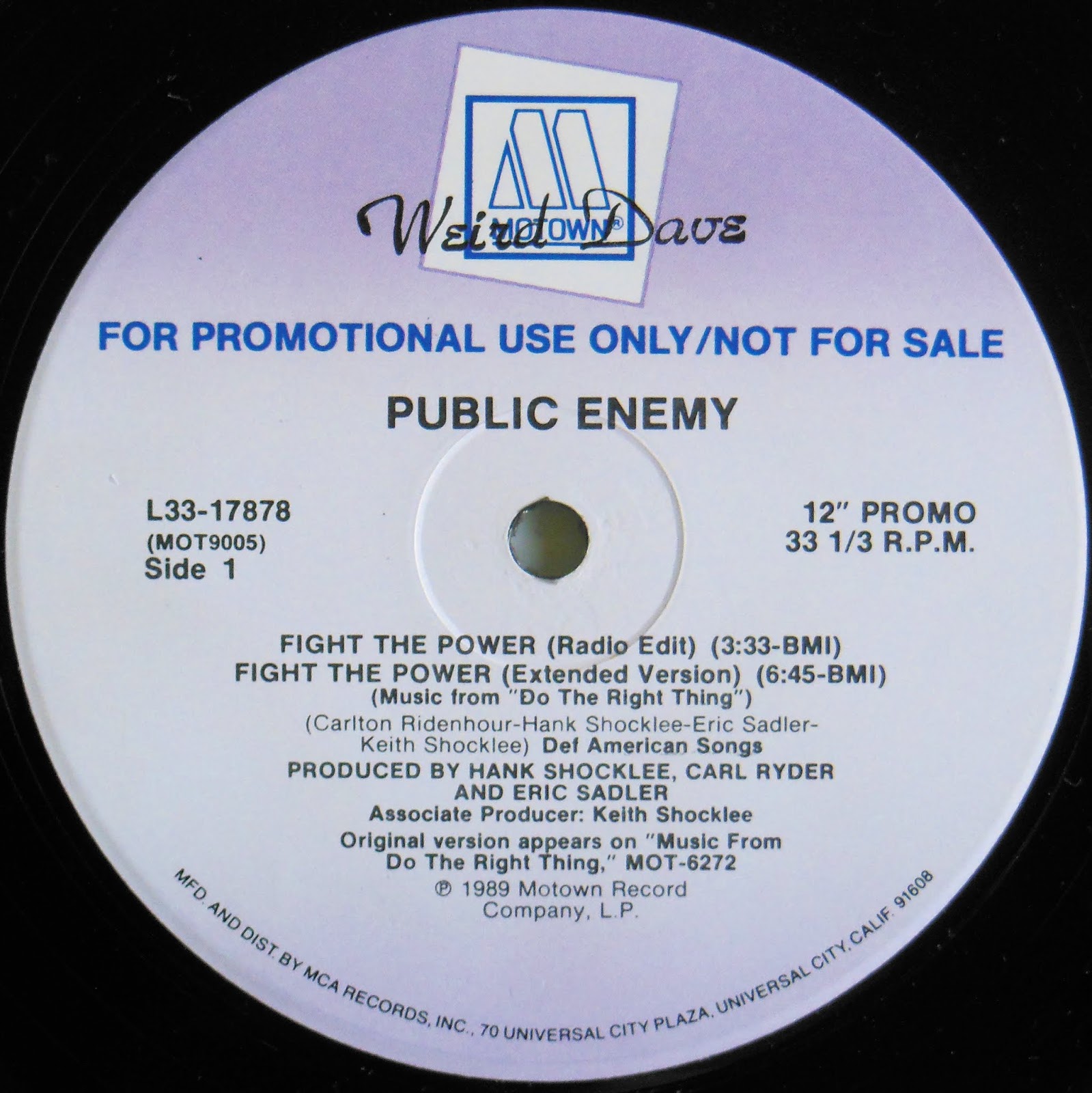 OLAS UN BEKONS HIP-HOP & FUNK BLOG: Public Enemy - Fight The Power ...