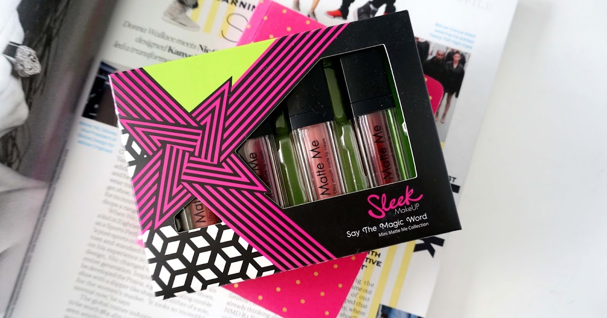 JOYCE LAU: SLEEK MAKEUP SAY THE MAGIC WORD MINI MATTE ME COLLECTION ...