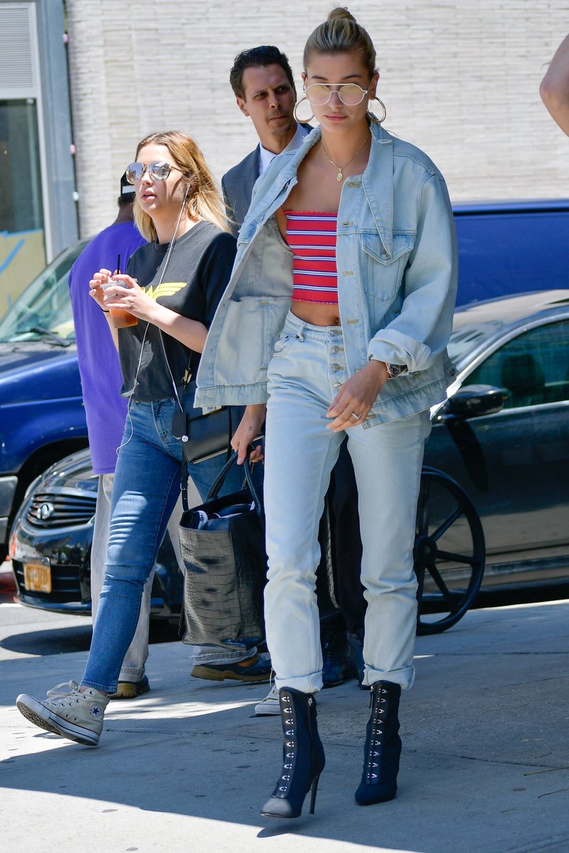 Ashley Benson with Hailey Baldwin in New York || June 20, 2017 ...