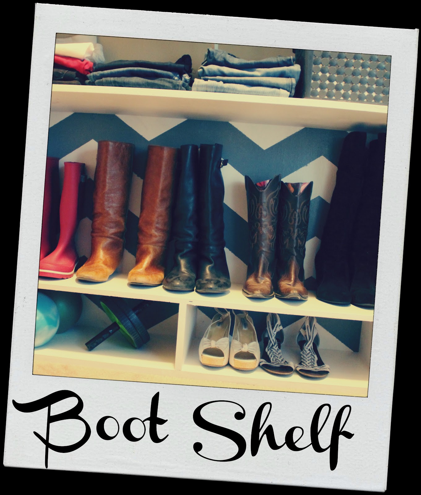 Wonderfully Made: My New Boot Shelf!