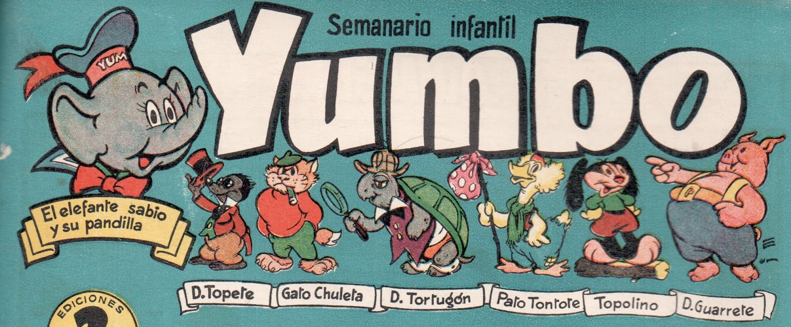 YUMBO de Cliper, los dibujantes de los primeros números - TEBEOS Y ...