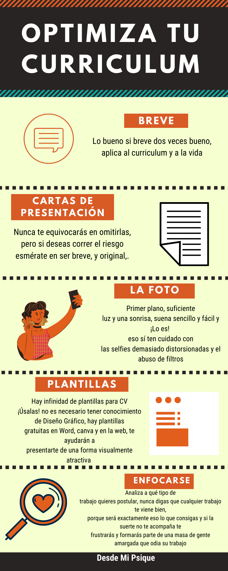 Optimiza tu Curriculum Vitae