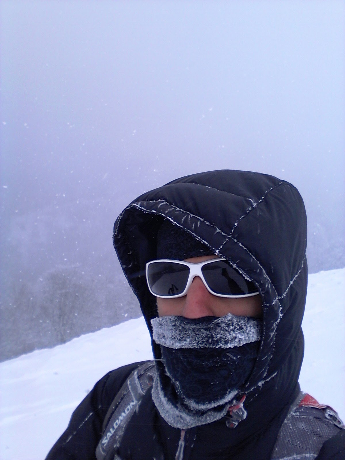 Correr por correr: Frio, mucho frio, más frio... Nieve!!!