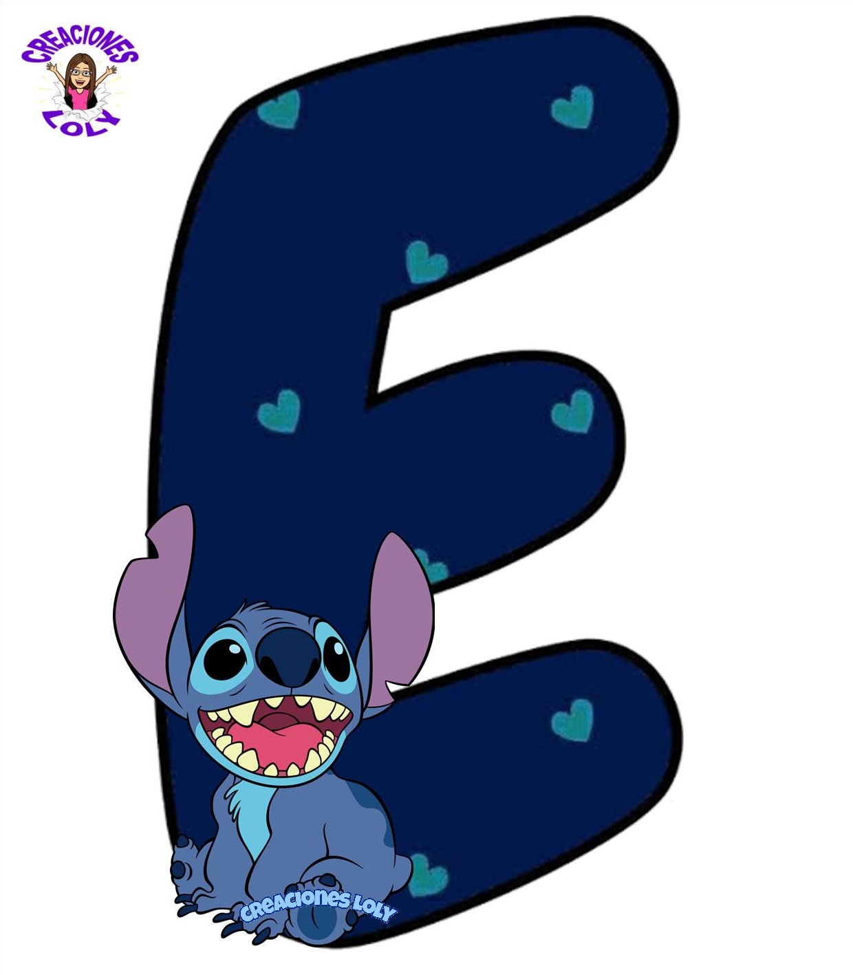 Creaciones Loly: Abecedario Stitch
