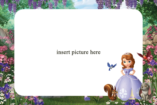 Sofia the First02 PNG Frame - Printable PNG Frames | Cartoon Character ...