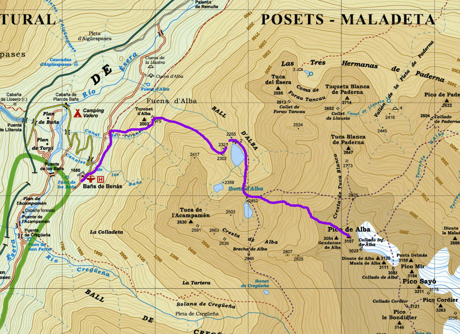 Sortides a Muntanya: Pic d'Alba (3118 mts.) des de los Baños de ...
