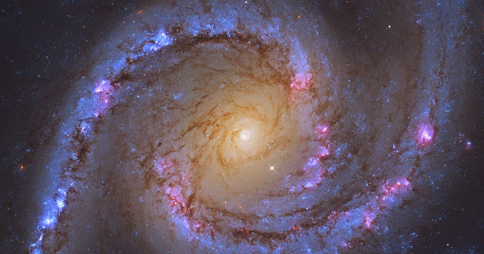 NGC 1566: A Galáxia Espiral Dançarina Espanhola NGC 1566: A Galáxia Espiral Dançarina Espanhola