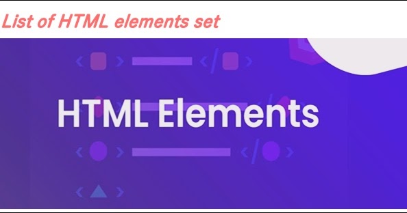 HTML5 ELEMENTS CHAPTER 4
