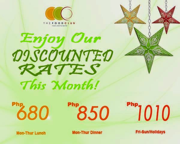 Manila Shopper: The Food Club Grandparents' Day Buffet Promo: Sept 2014