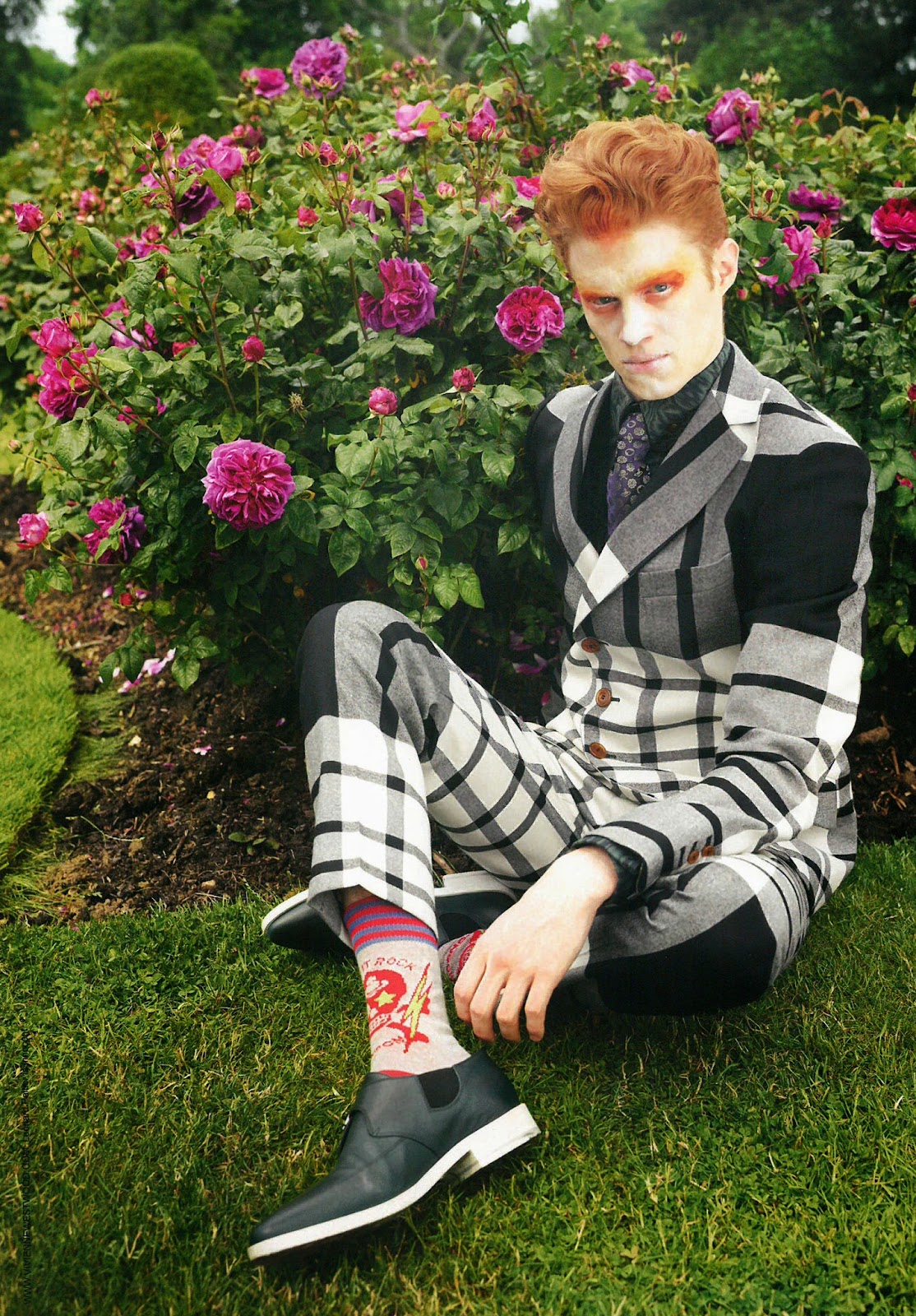INDEPENDENT MEN: Michael McCaughley in Vivienne Westwood FW13/14 Campaign