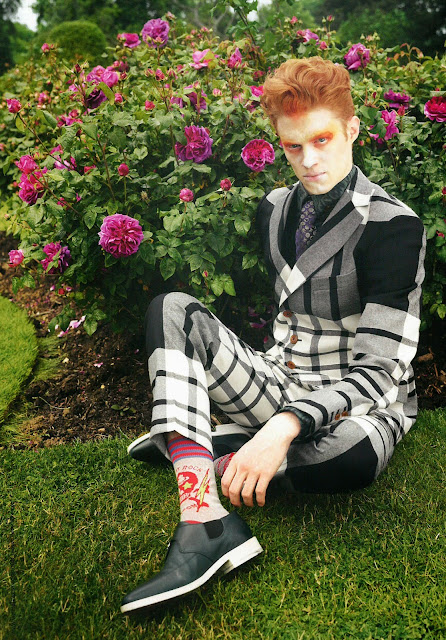 INDEPENDENT MEN: Michael McCaughley in Vivienne Westwood FW13/14 Campaign