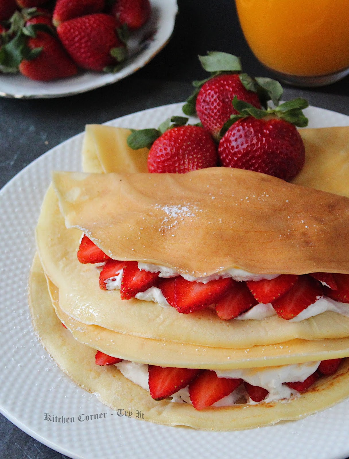 Strawberry Crepes
