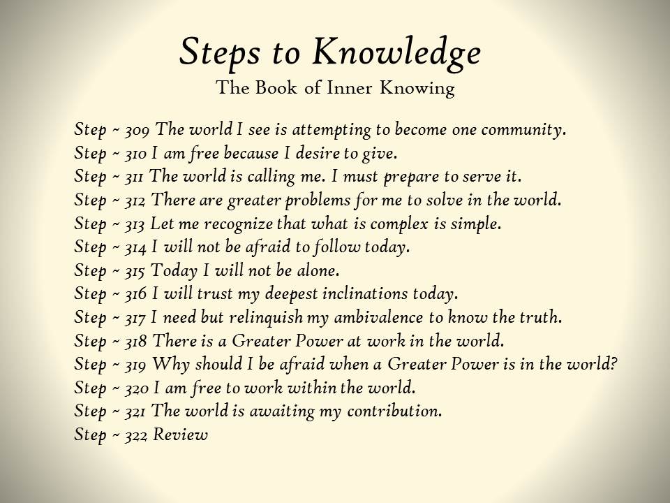 Steps to Knowledge: The Book of Inner Knowing ~ Spiritual Practices ...