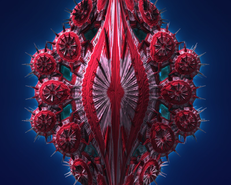 FOLDING INTEGER MB3D FRACTALS