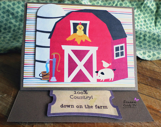Deanna's Papercrafts : 100% Country - CardzTV Anything Goes Blog Hop