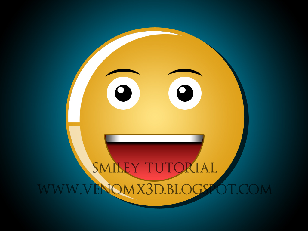 V3N0M's - 2D and 3D art: Photoshop Smiley Tutorial