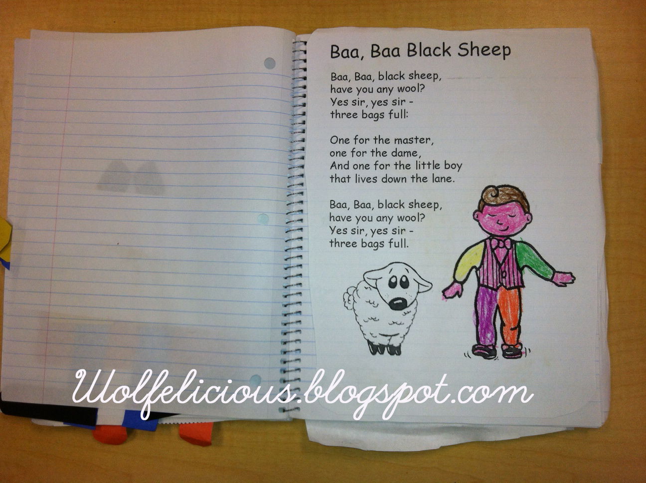 **Wolfelicious**: Poem Notebooks