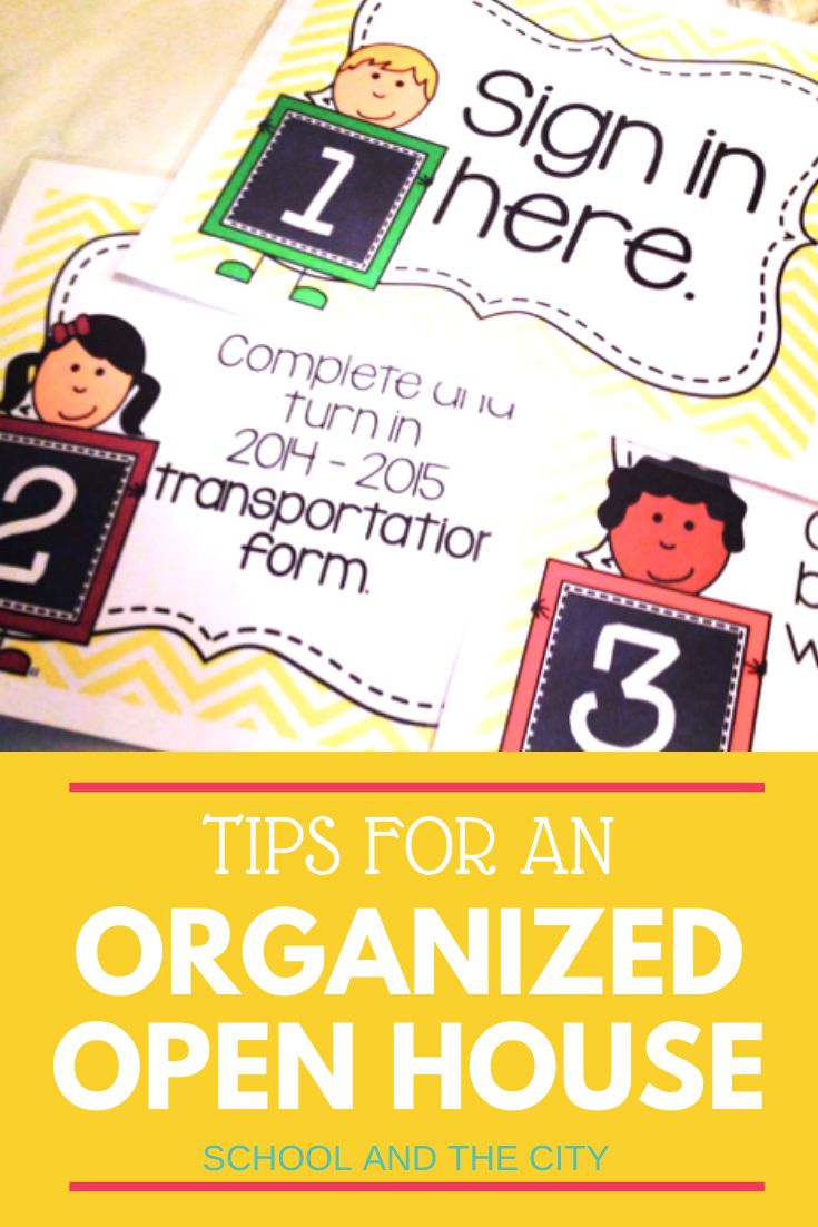 Open House (Meet the Teacher Night) - School and the City