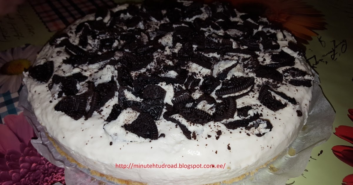 Kokkamine: Emadepäeva kook (Oreo-mangokook)