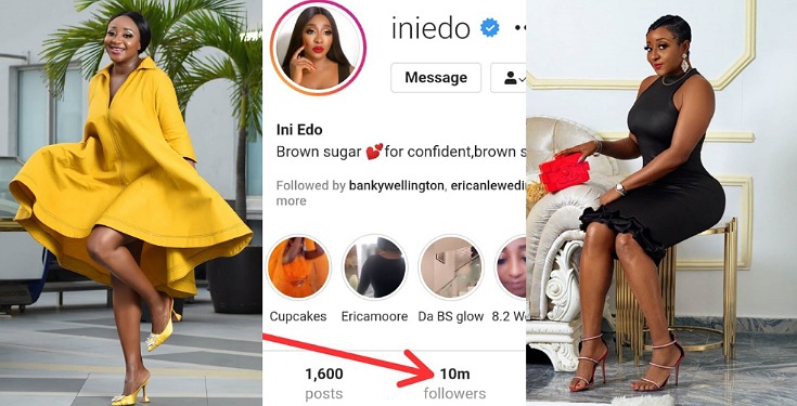 Ini Edo Celebrates 10 Million Instagram Followers - Simply ...