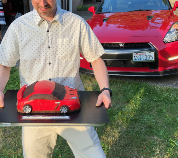 Car Cake for a Birthday