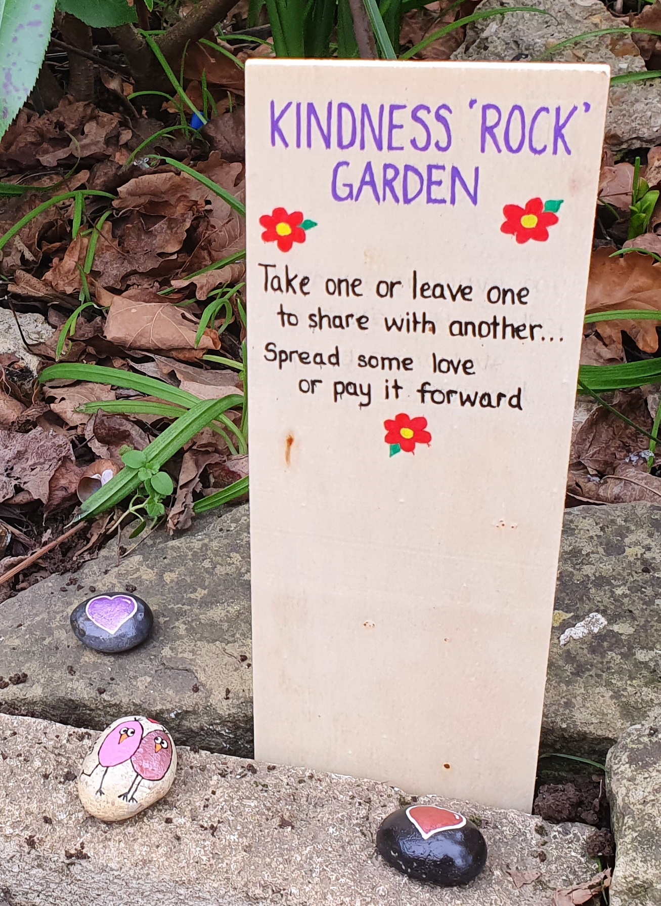 Jaded Crafter: Kindness Rock Garden #RandomActsofKindness