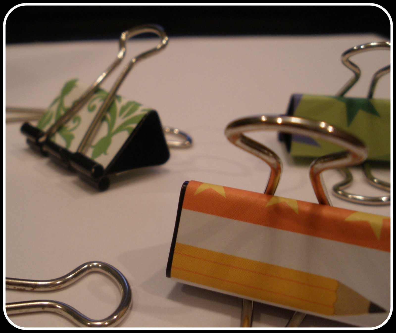 binder clips | creating & teaching